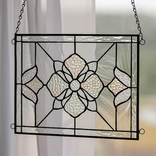Stained Glass Window Hanging Squares - Etsy