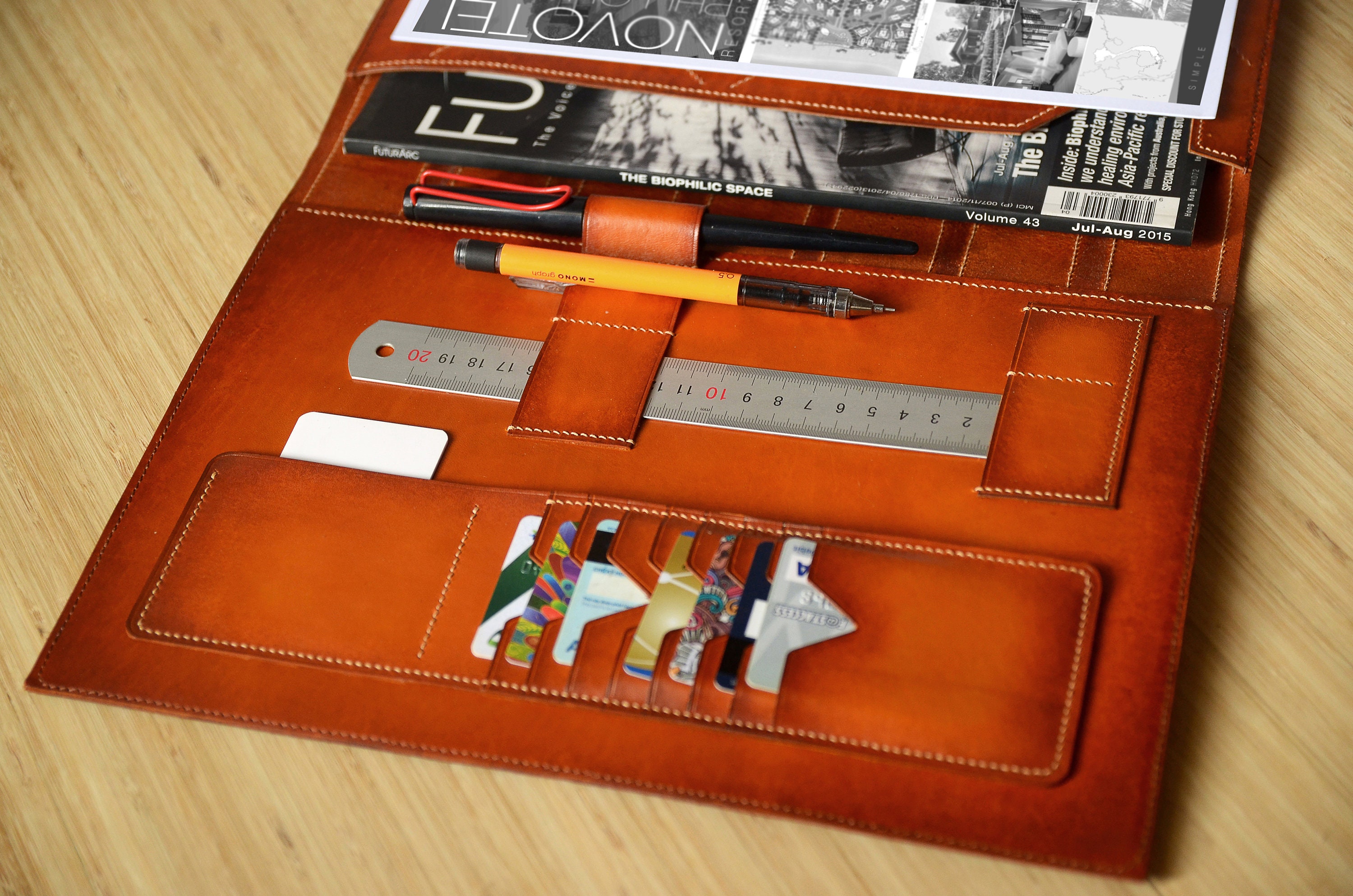 Leather Document Folder - Etsy