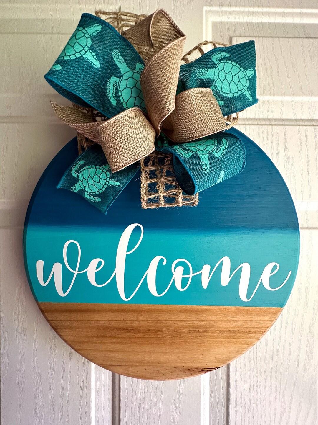 Turtle | Welcome Sign | Door Hanger | Wood Sign | Welcome | Front Door ...