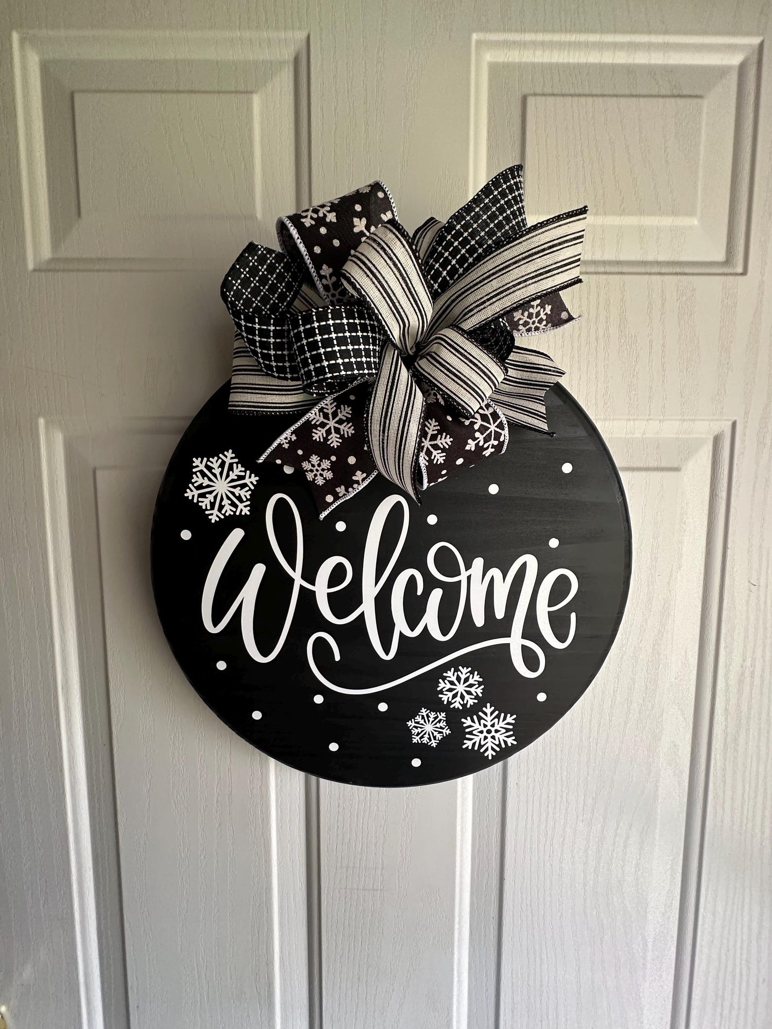 Welcome | Winter | Cold | Snow | Welcome Sign | Door Hanger | Wood Sign ...