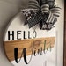 Winter Cold Snow Welcome Sign Door Hanger Wood Sign - Etsy