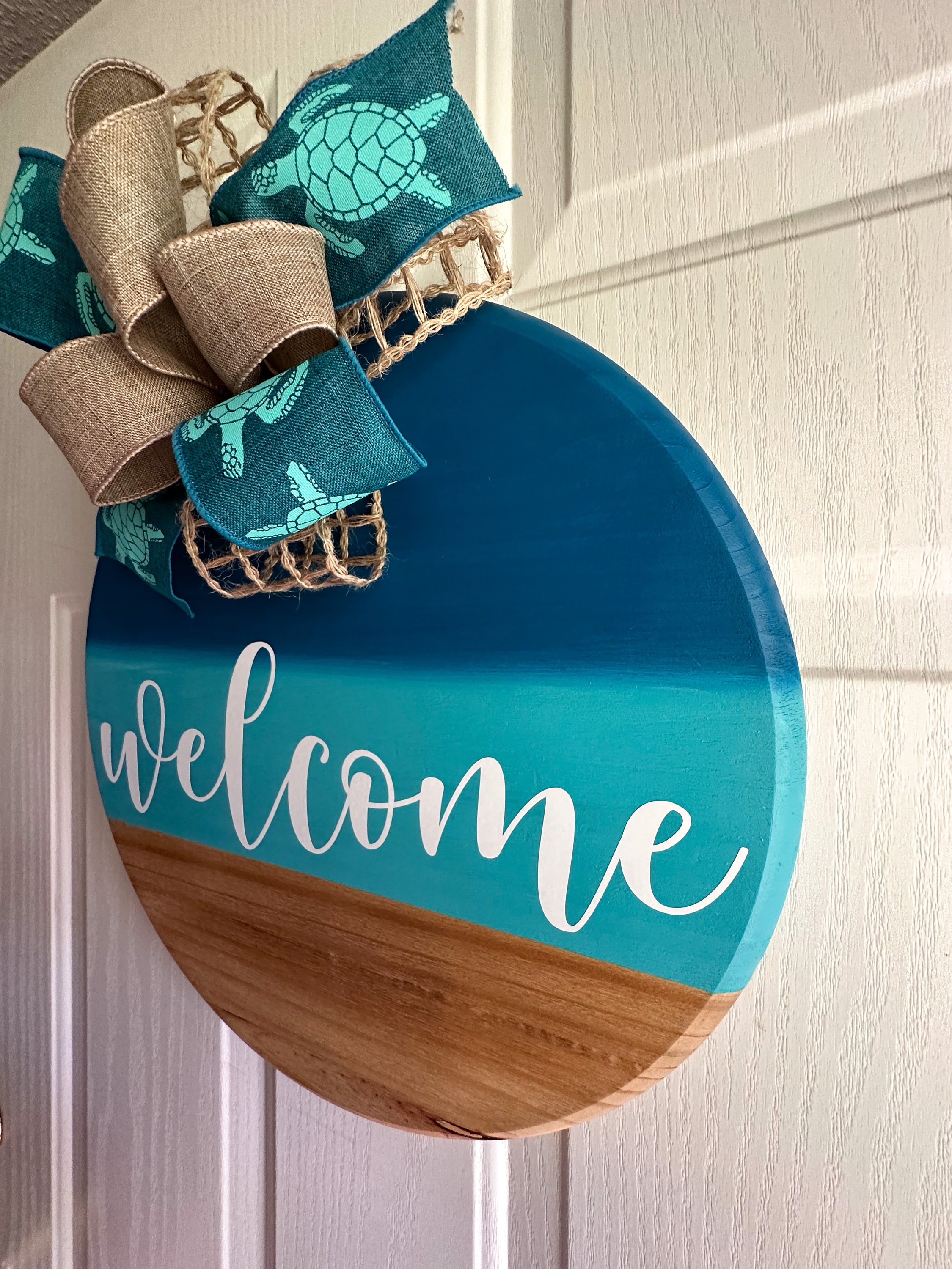 Turtle | Welcome Sign | Door Hanger | Wood Sign | Welcome | Front Door ...