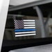 Thin Blue Line American Flag Sticker - American Flag Decal Decal Car ...