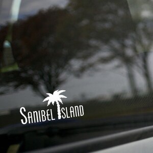 Sanibel Island Sticker, Window Decal, Sanibel Island Florida Sticker, I ...