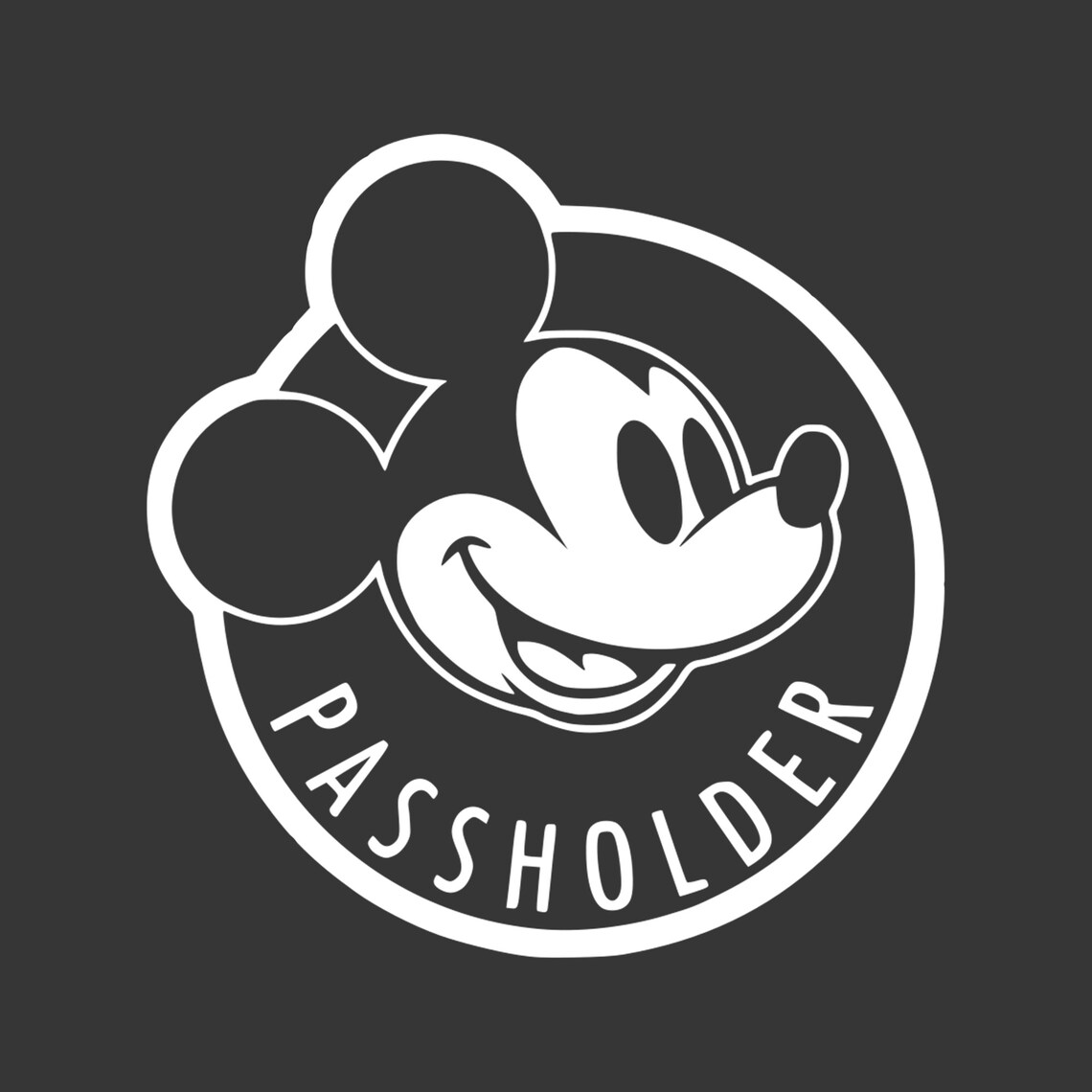 Disney Passholder Sticker | Disney Annual Passholder Decal Sticker ...