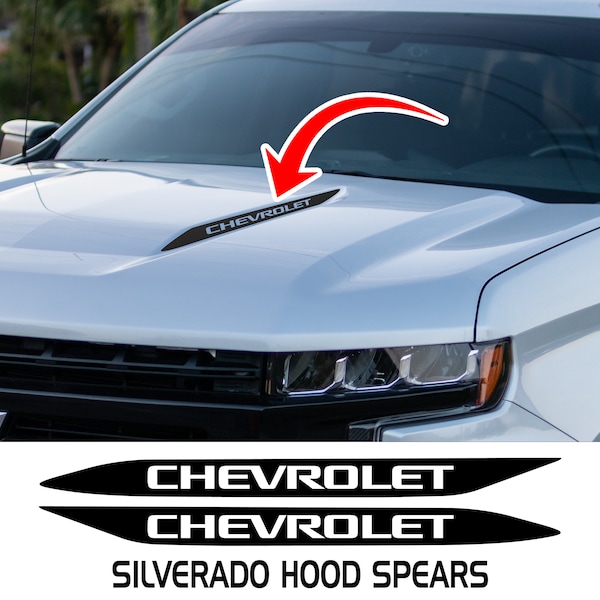 Silverado Hood Decal - Etsy