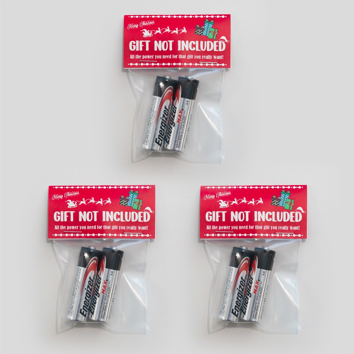 Gift Not Included LOL Funny Christmas Gag Gift Gift for Any - Etsy