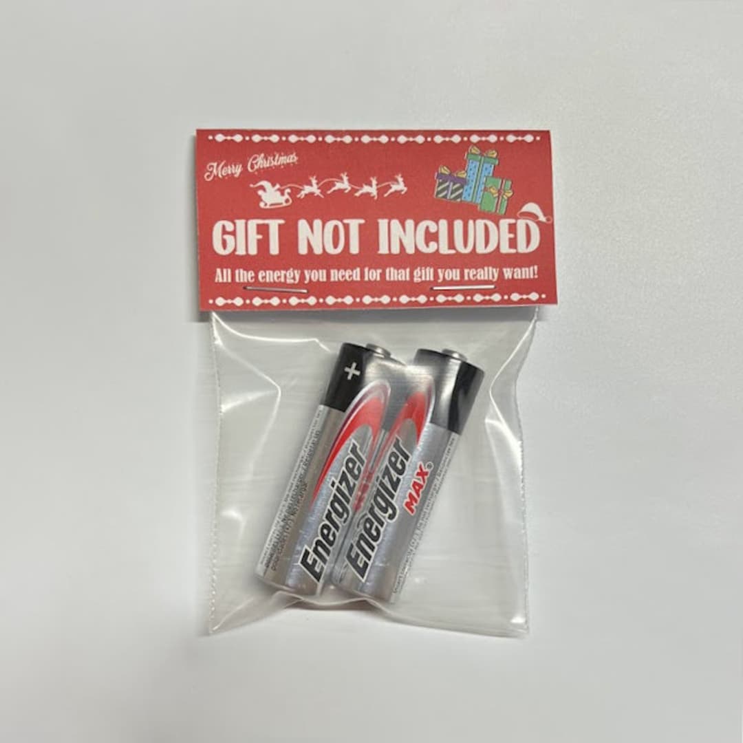 Gift Not Included LOL Funny Christmas Gag Gift Gift for Any - Etsy