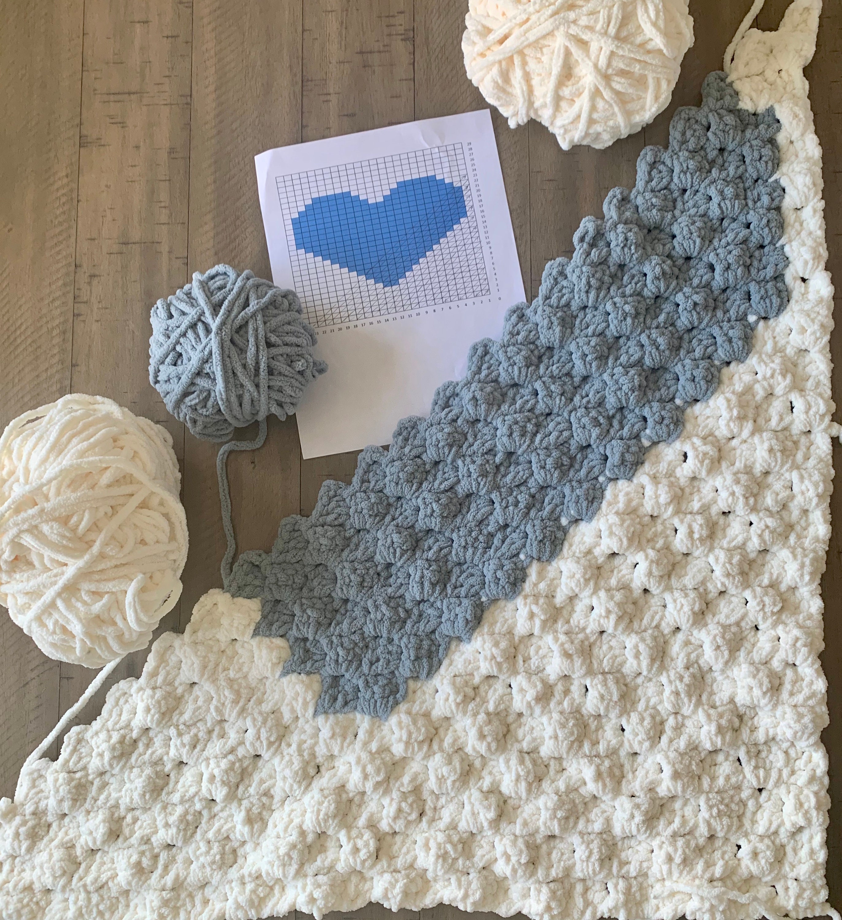 Crochet Pattern - Heart C2C - Etsy