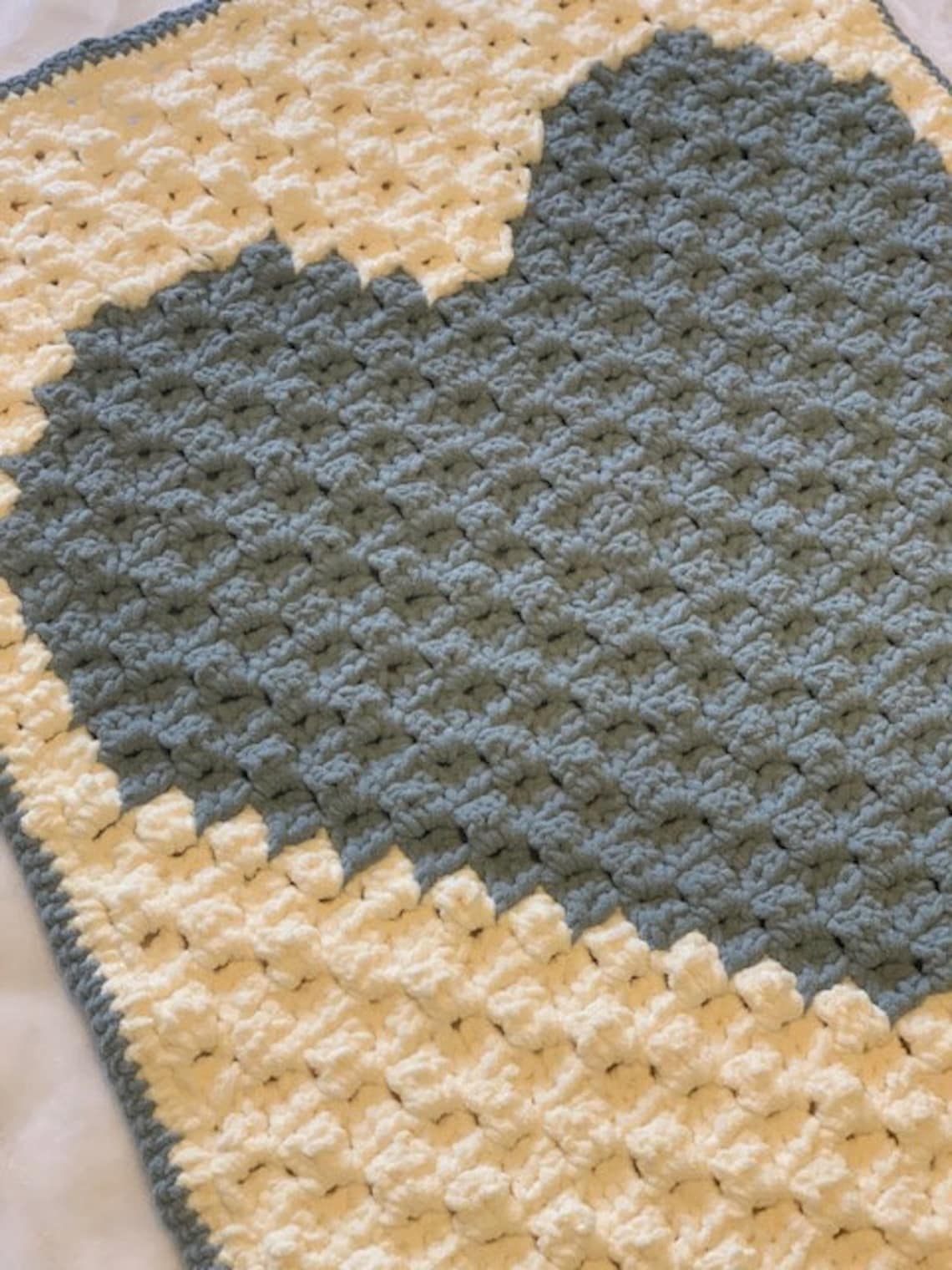 Crochet Pattern Heart C2C - Etsy