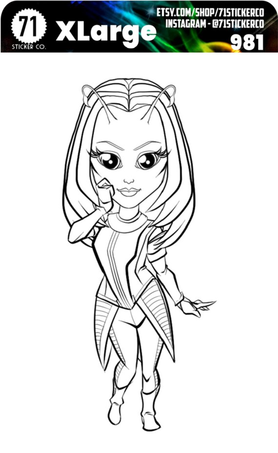 Mantis Marvel Coloring Pages