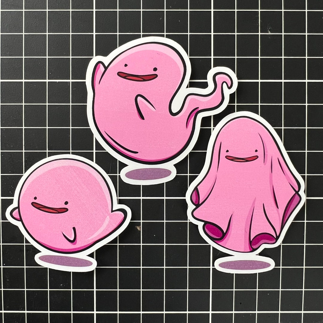 Halloween Ditto Ghost Die Cut Vinyl Sticker Set(3) I Normal Type I ...