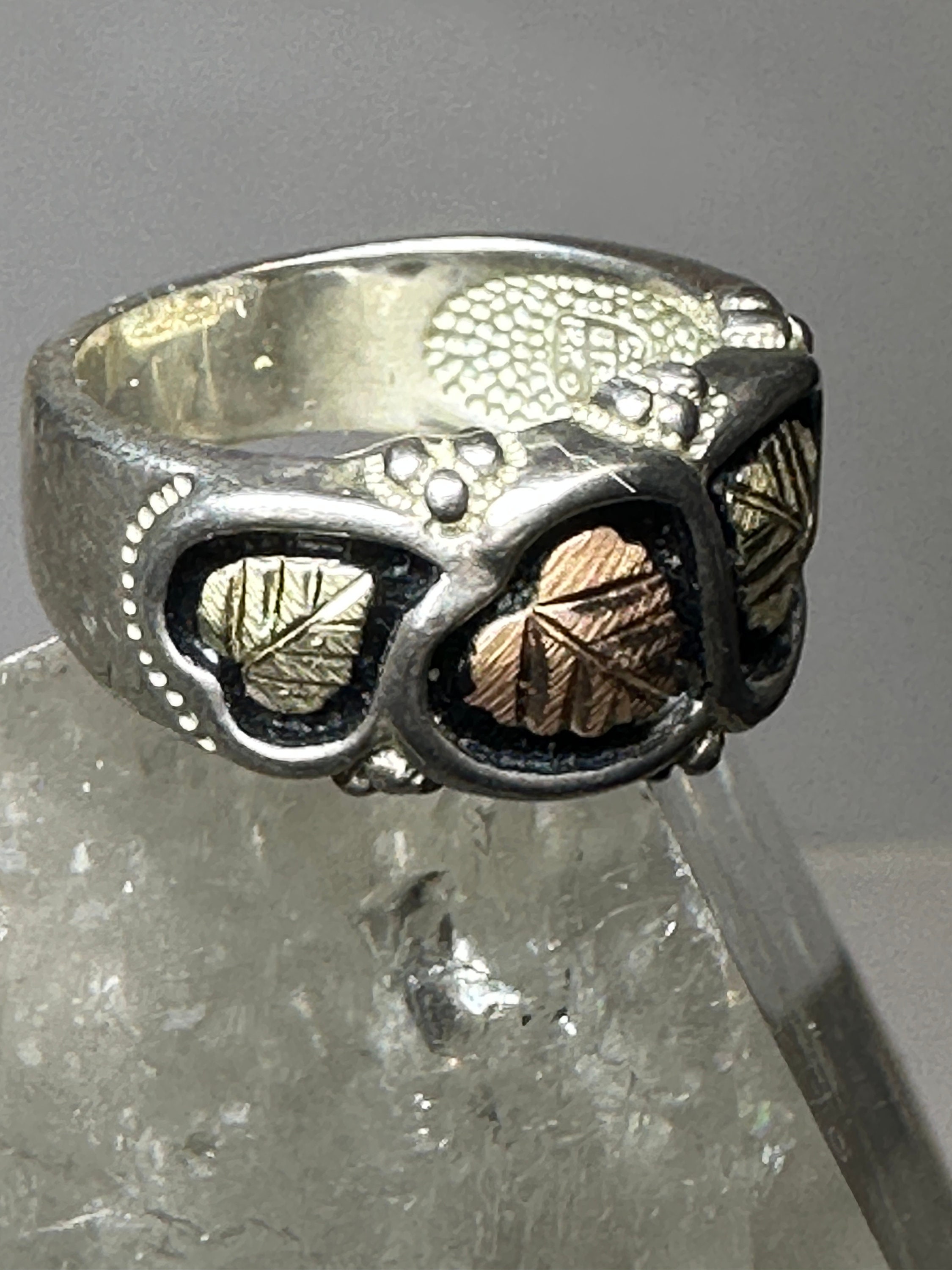 Black hills white gold rings store