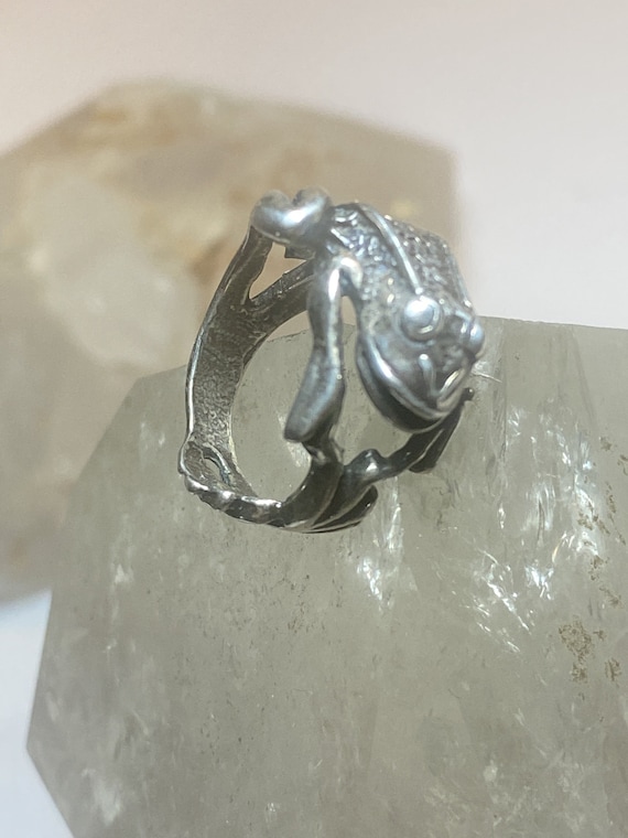 sterling silver toad frog - Gem