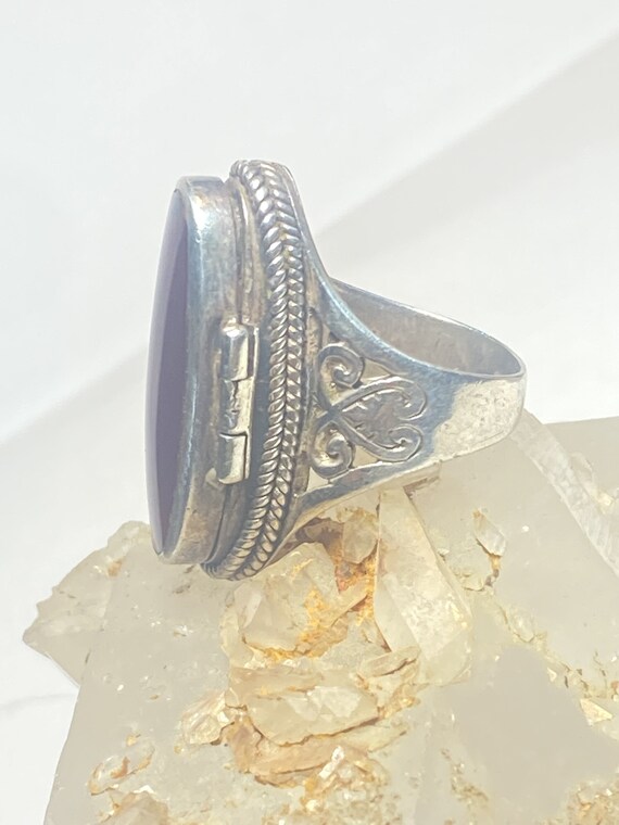 long Poison ring southwest sterling silver women girl… - Gem