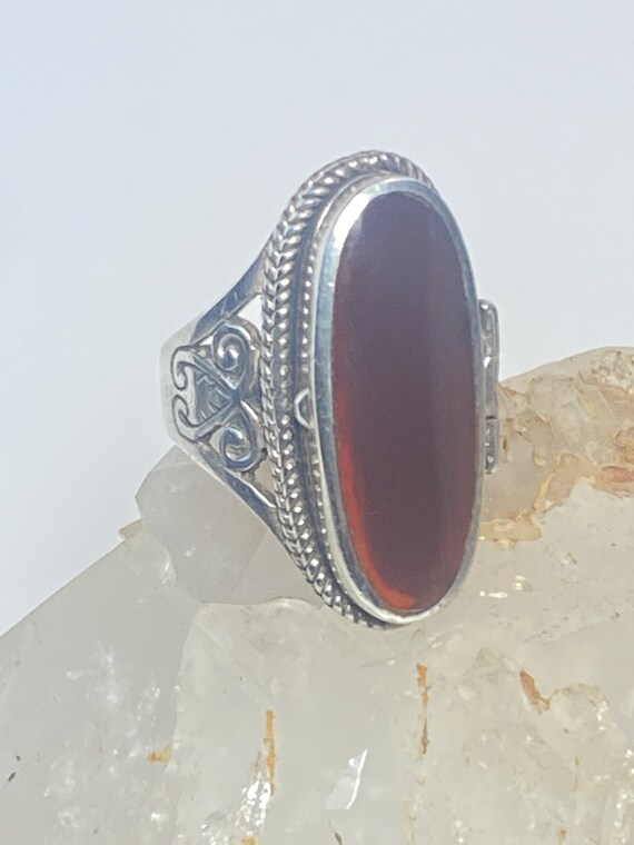 long Poison ring southwest sterling silver women girl… - Gem