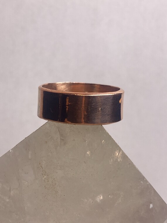 Plain ring southwest wedding band copper men women si… - Gem