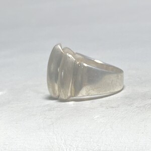Fluted Ring Sterling Silver Chunky Band Women Size 6.75 - Etsy