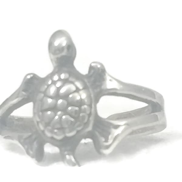 Turtle Toe Ring - Etsy