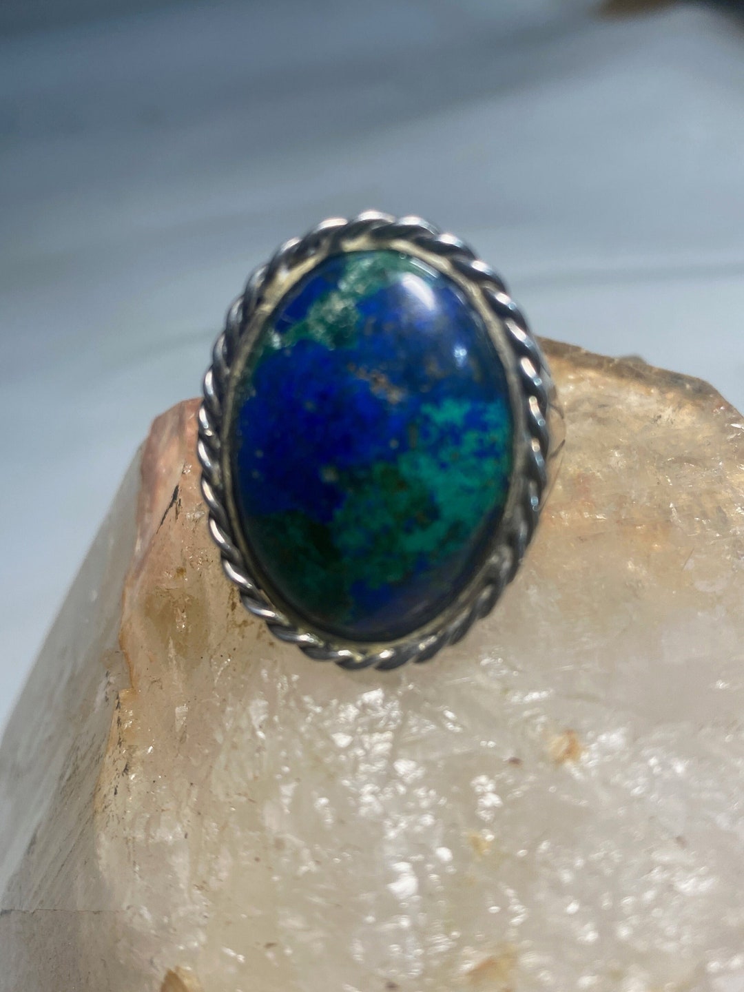 Azurite? Ring Kabana Southwest Sterling Silver Women Men Size 10.75 - Etsy