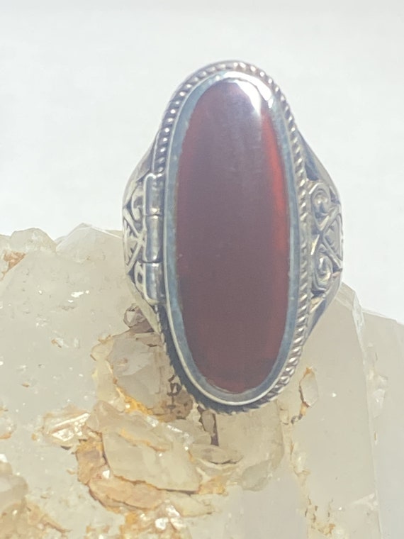 long Poison ring southwest sterling silver women girl… - Gem
