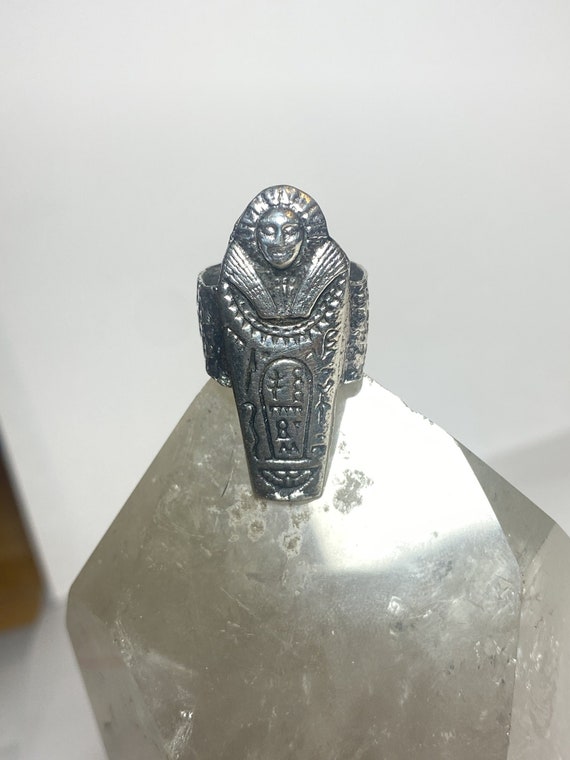 Egyptian ring mummy band pharaoh stars celestial ster… - Gem