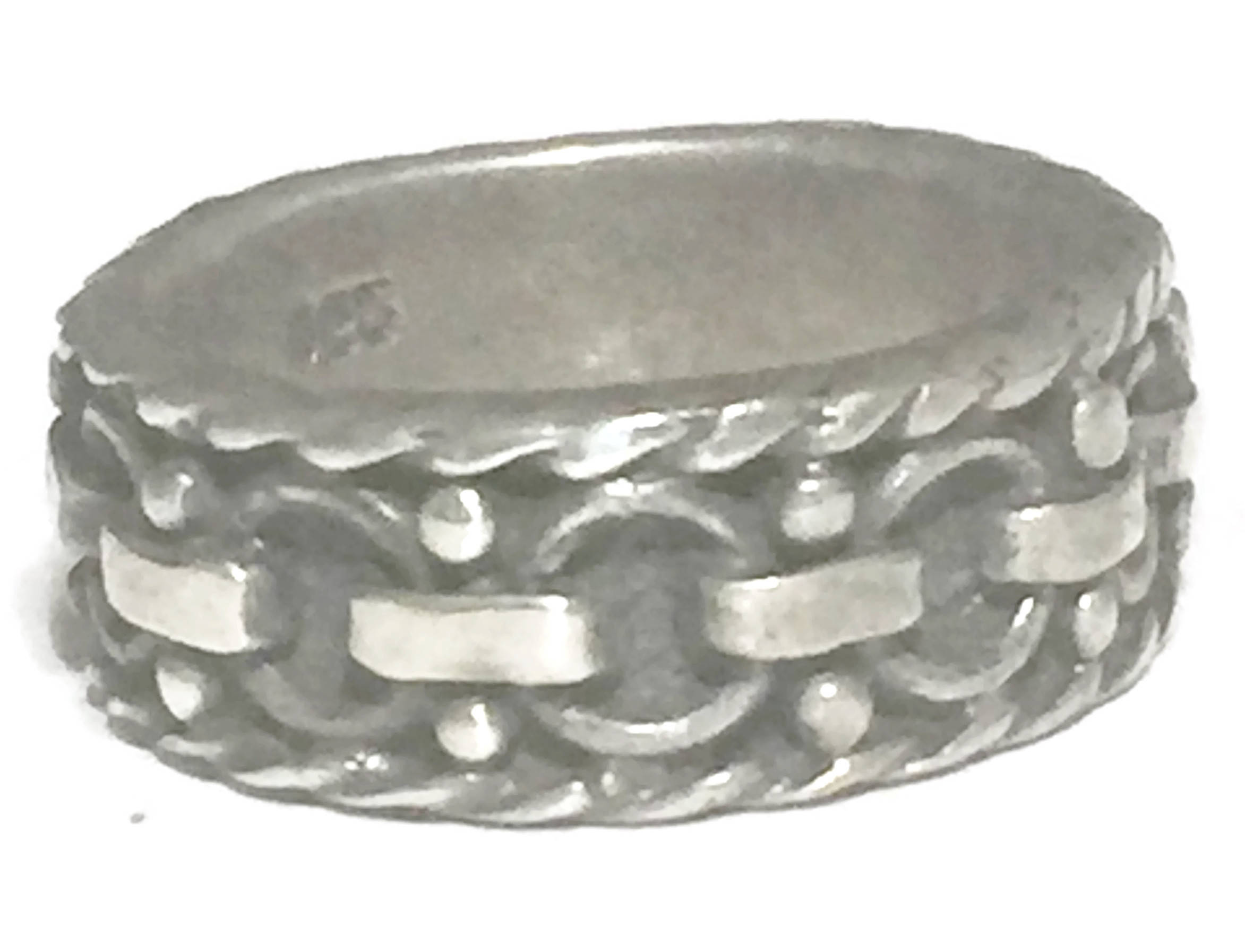 Vintage Chain Ring Size 5 Plus Biker Ring Size 5 Pinky Ring - Etsy