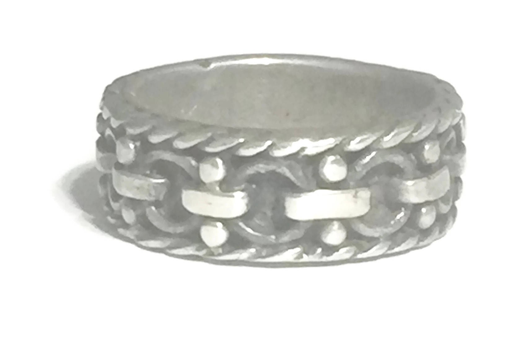 Vintage Chain Ring Size 5 Plus Biker Ring Size 5 Pinky Ring - Etsy