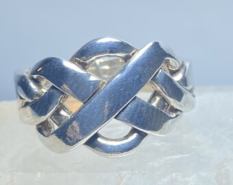 4 Band Puzzle Ring - Etsy
