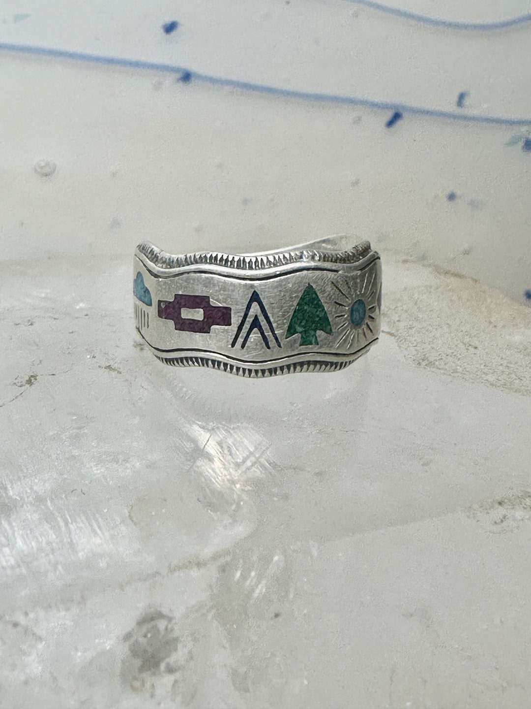 Sun Weather Rain Clouds Ring Carolyn Pollock Band Ring Storyteller ...