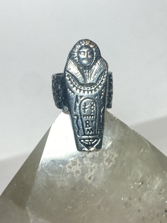 Egyptian ring mummy band pharaoh stars celestial ster… - Gem