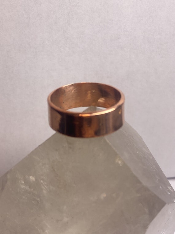 Plain ring southwest wedding band copper men women si… - Gem