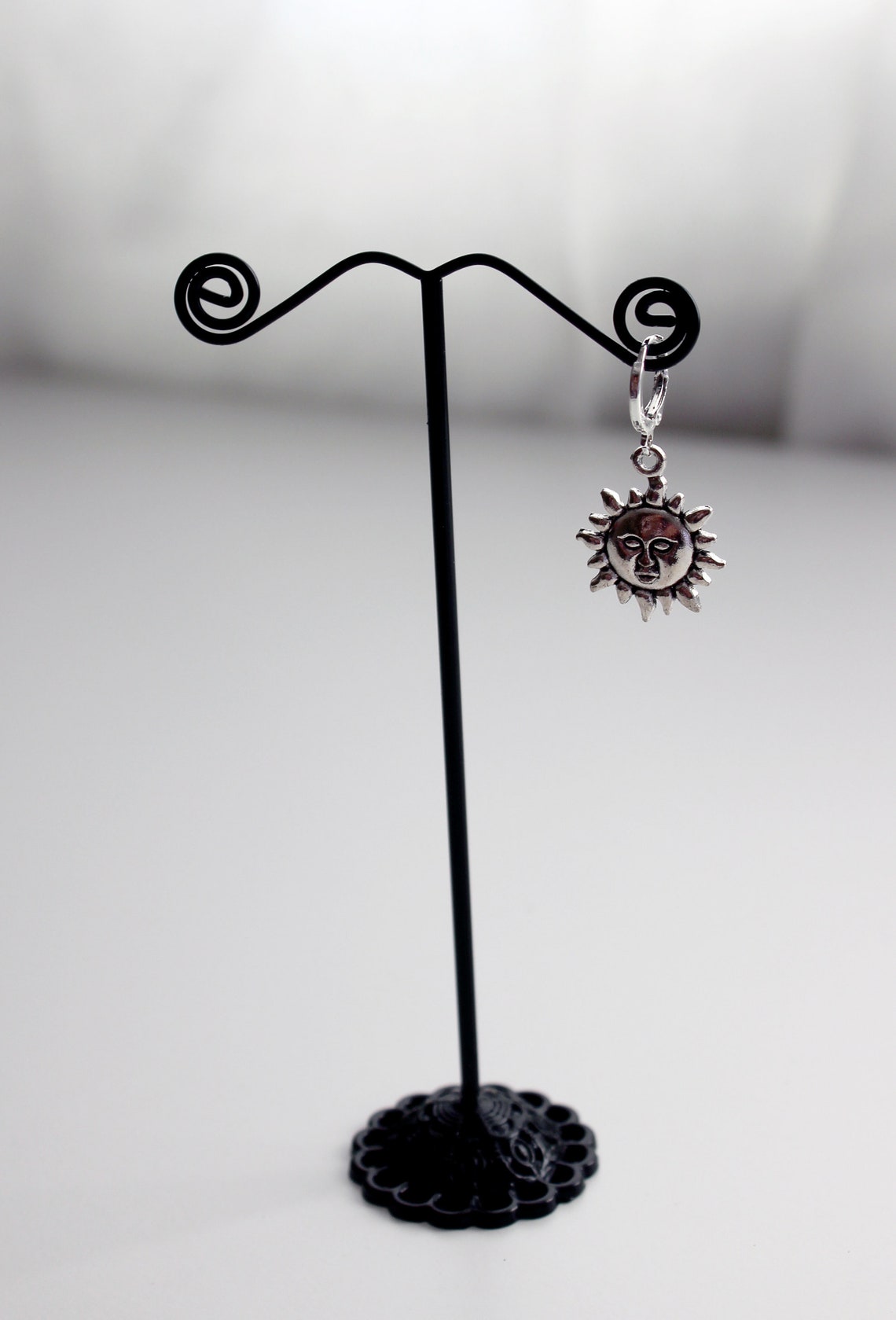 Men's Dangle ONE Earring. Five Options for Choose. Men Earrings. Gift ...