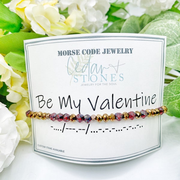 Morse Code Bracelet - Etsy