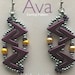 Ava Beaded Earrings Pattern, Dbbeadingdesigns, PDF, Beading Tutorial ...