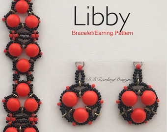 Gianna Beaded Bracelet/earrings Pattern, Dbbeadingdesigns, Instant PDF ...