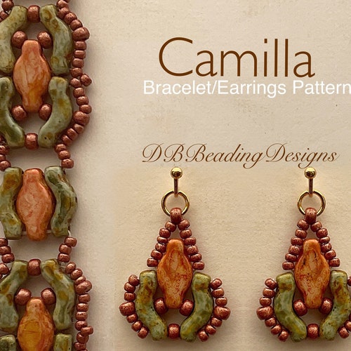 Tutorial Lantana Bracelet Beading Pattern Bracelet | Etsy