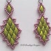 Reba Beaded Earrings Pattern, PDF, Bead Pattern Tutorial ...