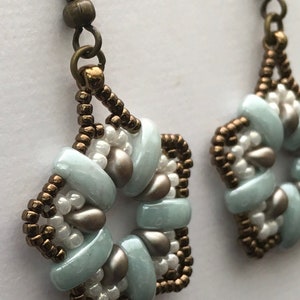 Tonya Beaded Earrings Pattern, Pdf, Beading Tutorial - Etsy