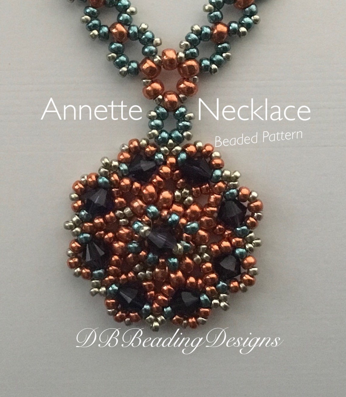 Annette Beaded Necklace Pattern Pdf Beading Tutorial | Etsy