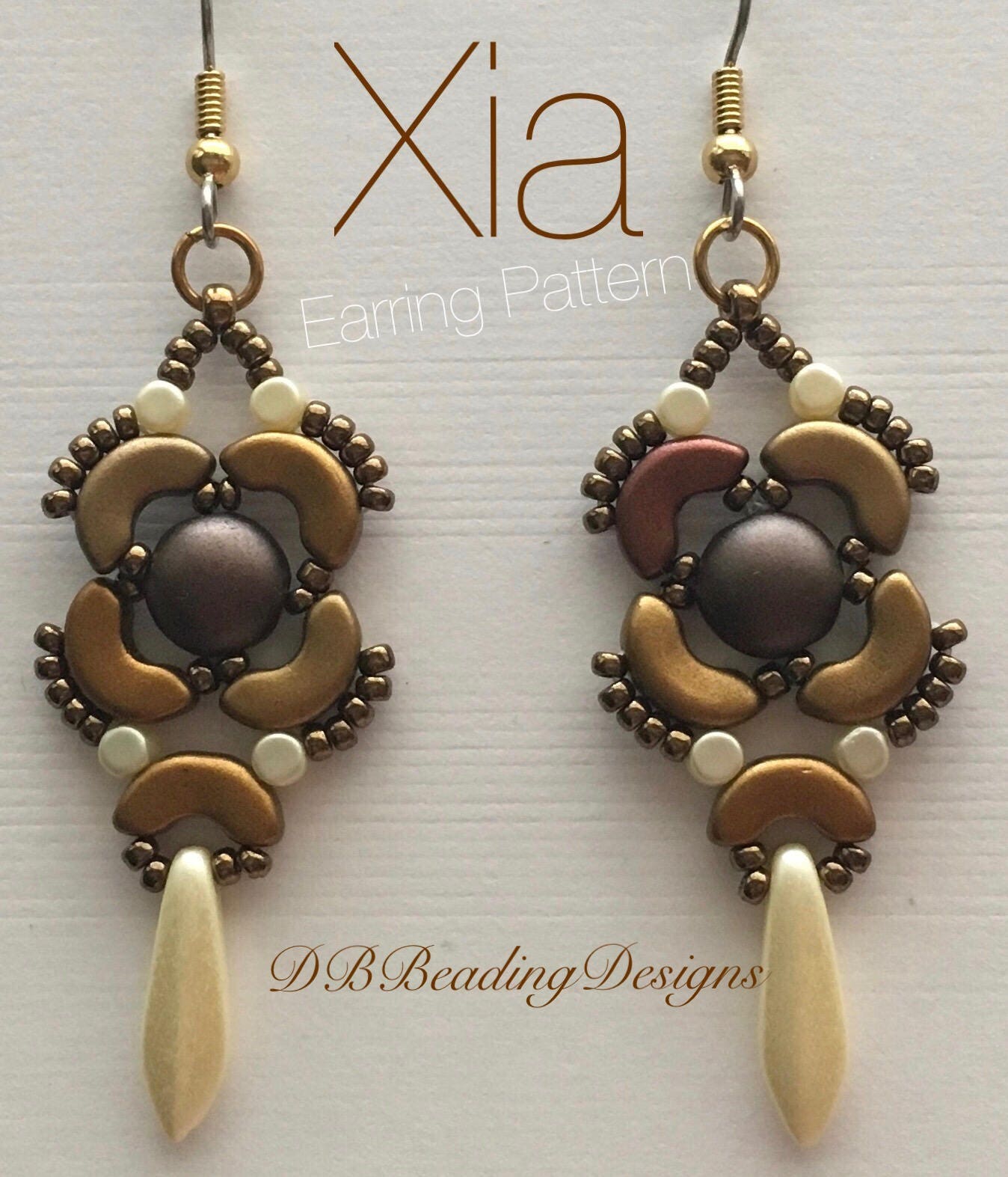Xia Beaded Earrings Pattern - Etsy