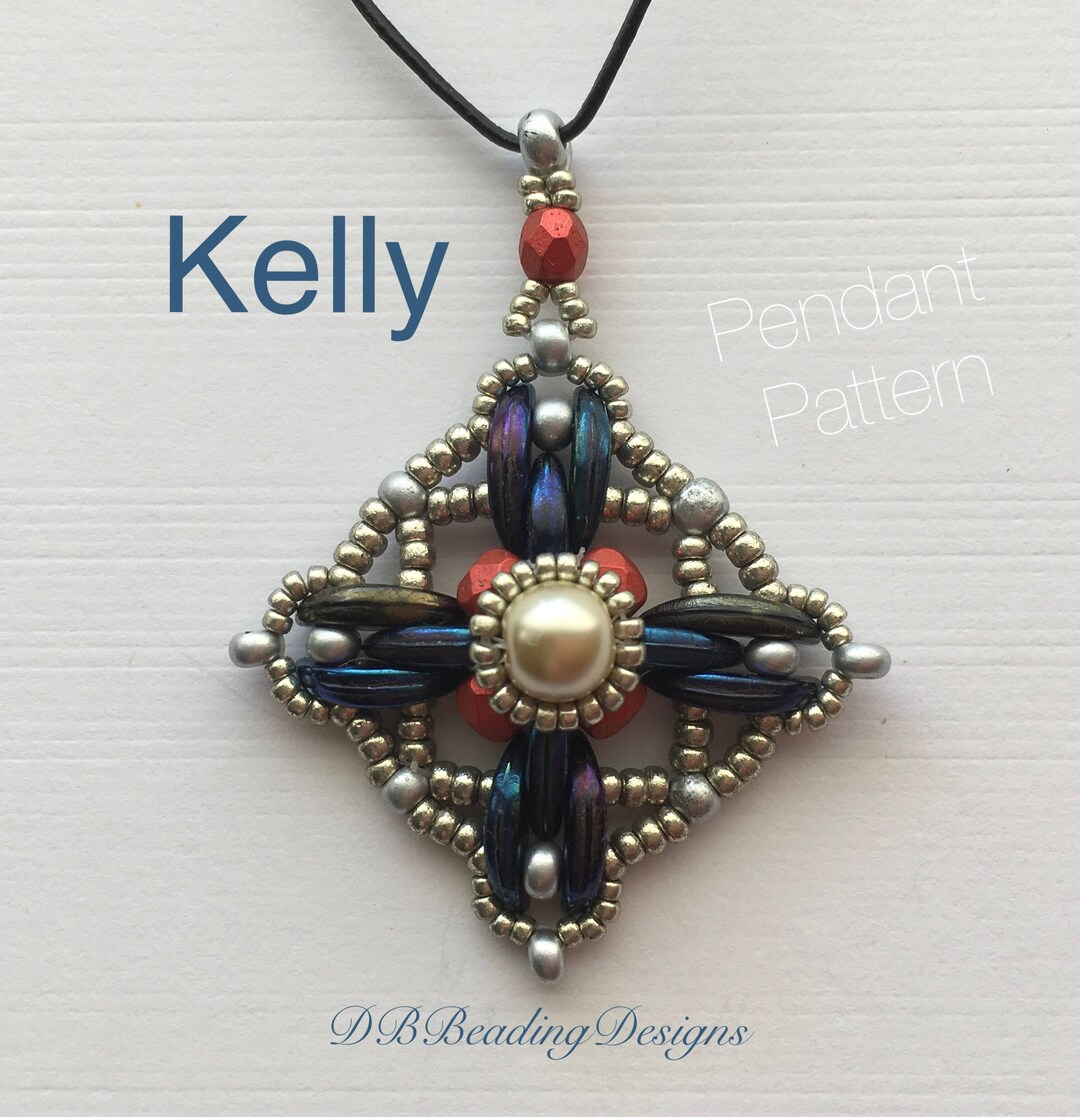 Kelly Beaded Pendant - Etsy Australia