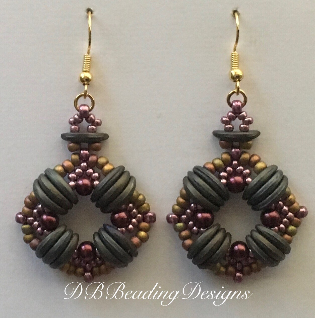 Paisley Beaded Earrings Pattern PDF Earring Tutorial - Etsy