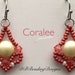 Coralee Beaded Earrings Pattern, Instant PDF, Beading Pattern Tutorial ...