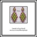 Reba Beaded Earrings Pattern, PDF, Bead Pattern Tutorial ...