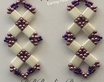 Naomi Beaded Earrings Pattern Instant PDF Beading Pattern - Etsy