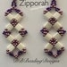 Zipporah Beaded Earrings Pattern, PDF, Beading Tutorial - Etsy