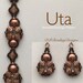 Uta Beaded Bracelet/earrings Pattern, Dbbeadingdesigns, PDF, Beading ...