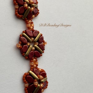 Bruna Beaded Bracelet Pattern, Dbbeadingdesigns, Instant PDF, Beading ...