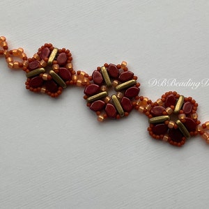 Bruna Beaded Bracelet Pattern, Dbbeadingdesigns, Instant PDF, Beading ...